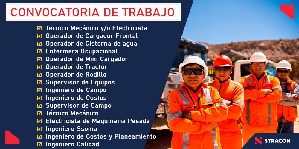 TRABAJOS EN MINERA PERÚ STRACON | JUNIO 2020
