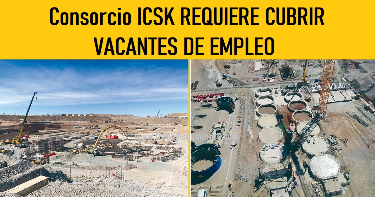 Ofertas de Empleo para Constructora Consorcio ICSK - COSAPI