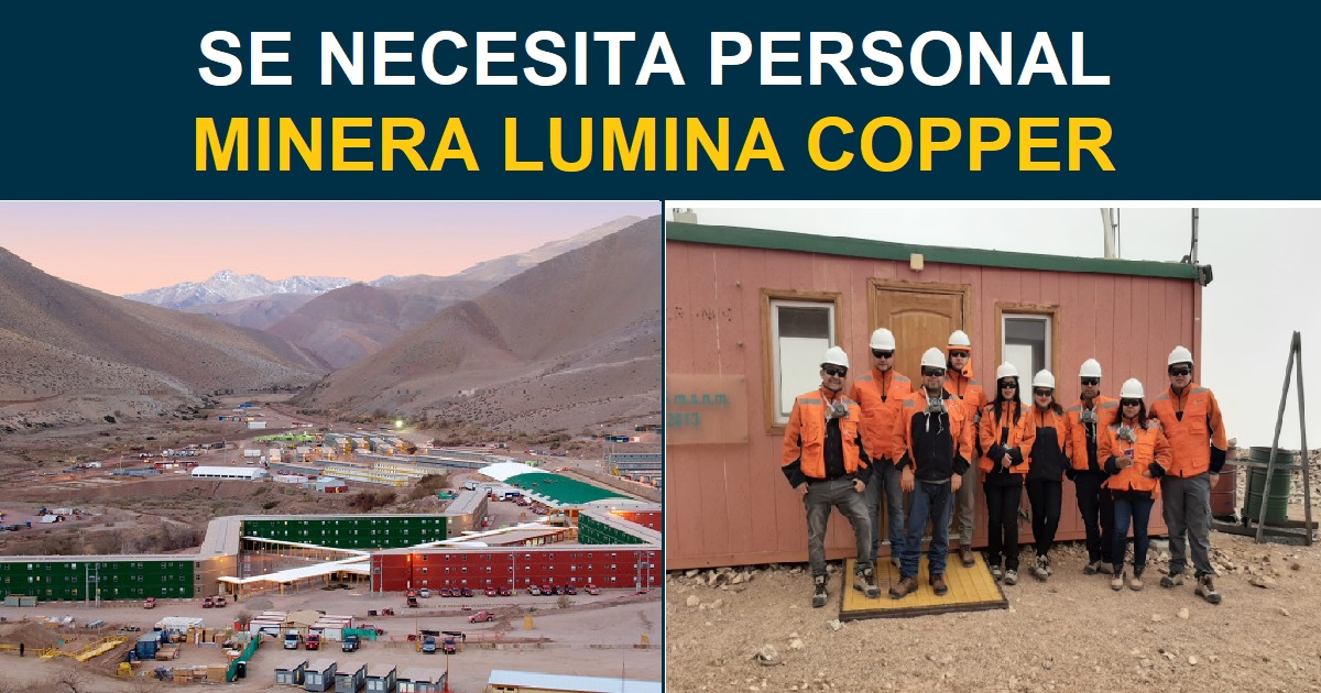 OFERTAS DE TRABAJO EN LA MINERA LUMINA COPPER