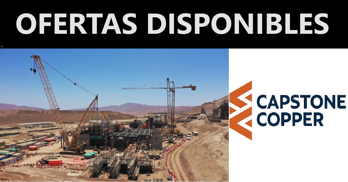 Puestos disponibles para Capstone Copper - MantoVerde