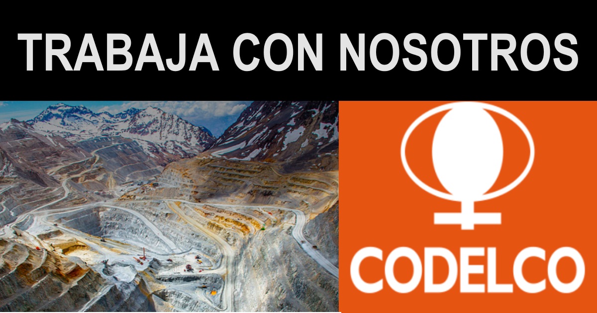 Puestos disponibles para Codelco