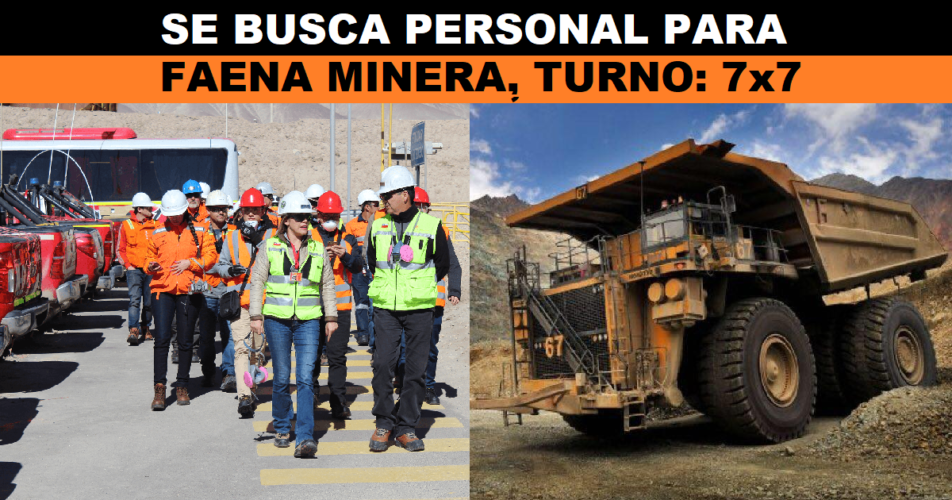 TRABAJOS EN MINERA CHILE