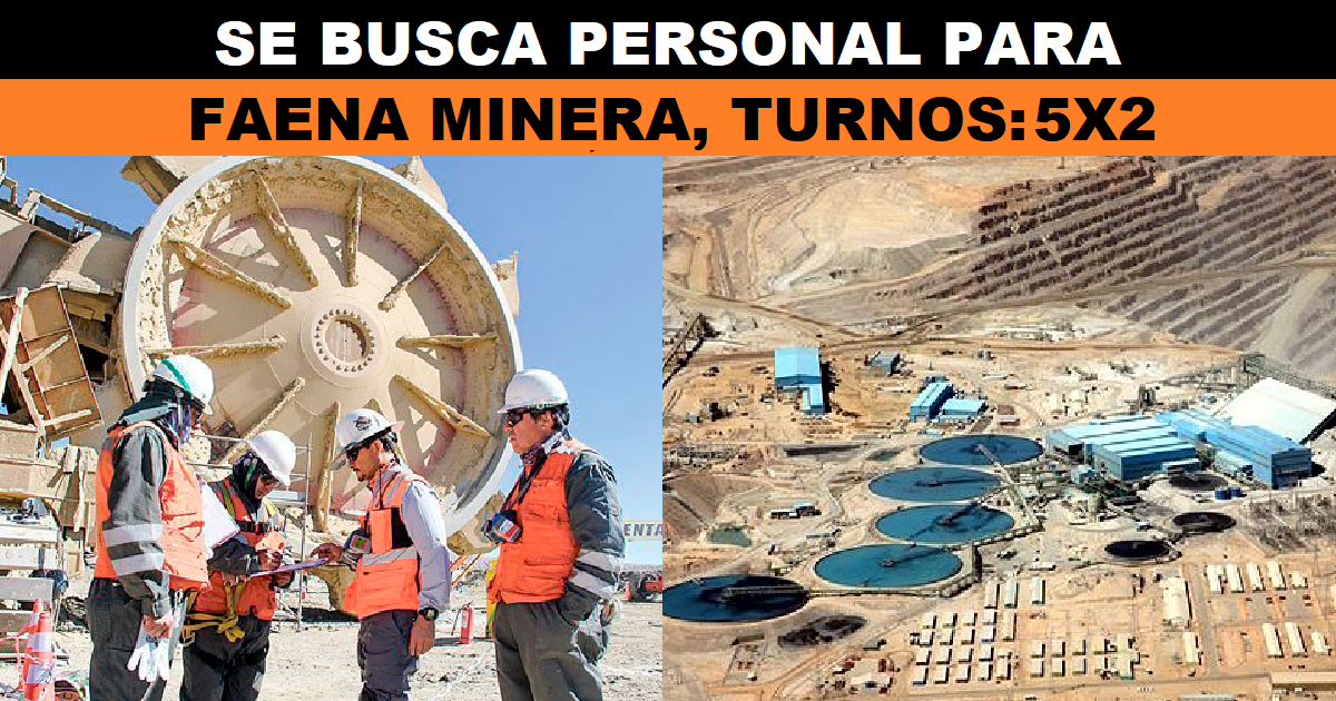 TRABAJOS EN MINERA CHILE